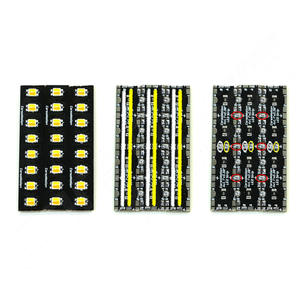 Bi-Color LED Strip, 4P x 14Ch, [14 x 0.38 inches] – CorsoMotion